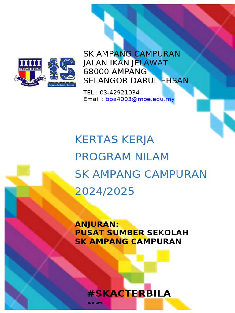 COVER KERTAS KERJA | PDF