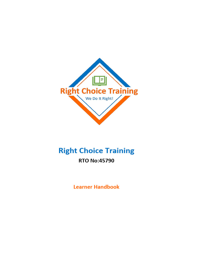 Right-Choice-Training-Learner-Handbook-v6.0-1 | PDF | Vocational ...