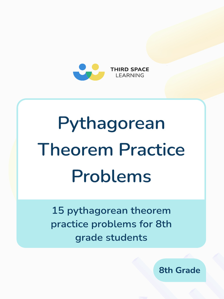 15 Pythagoras Theorem Practice Problems Worksheet | PDF | Distance ...