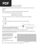AQA Physics GCSE: Waves Practical Guide | PDF | Waves | Frequency
