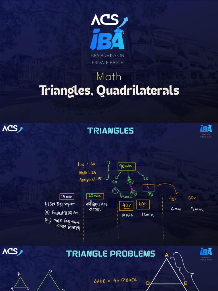 ACS IBA BBA Math 25 | PDF