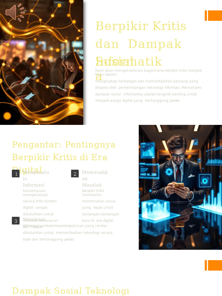 Berpikir Kritis dan Dampak Sosial TI | PDF