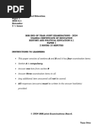 Uace Geography Paper 1 | PDF | Science & Mathematics