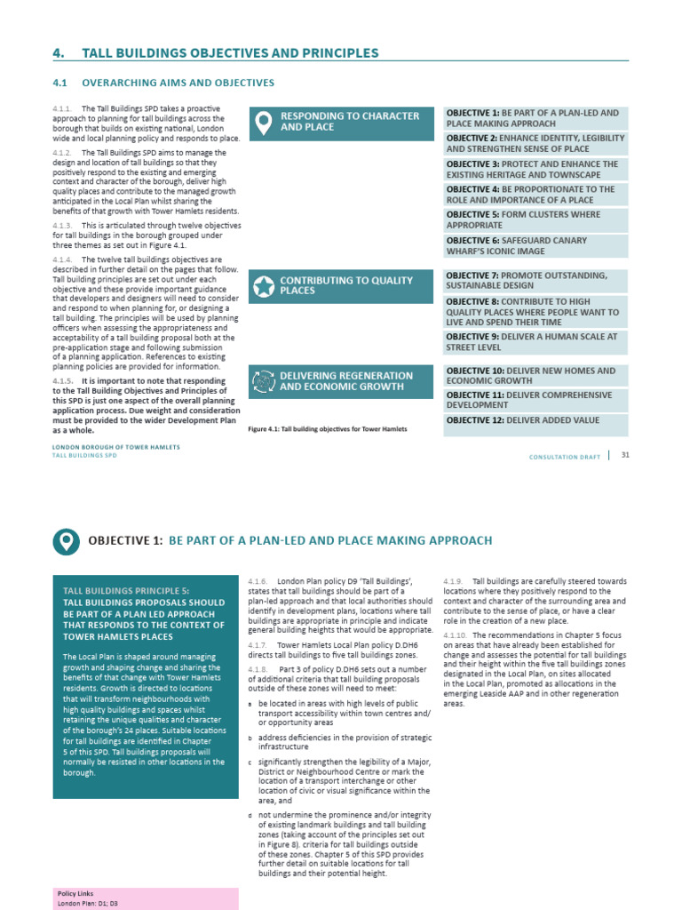 Tower Hamlets Tall Buildings Guide | PDF | London