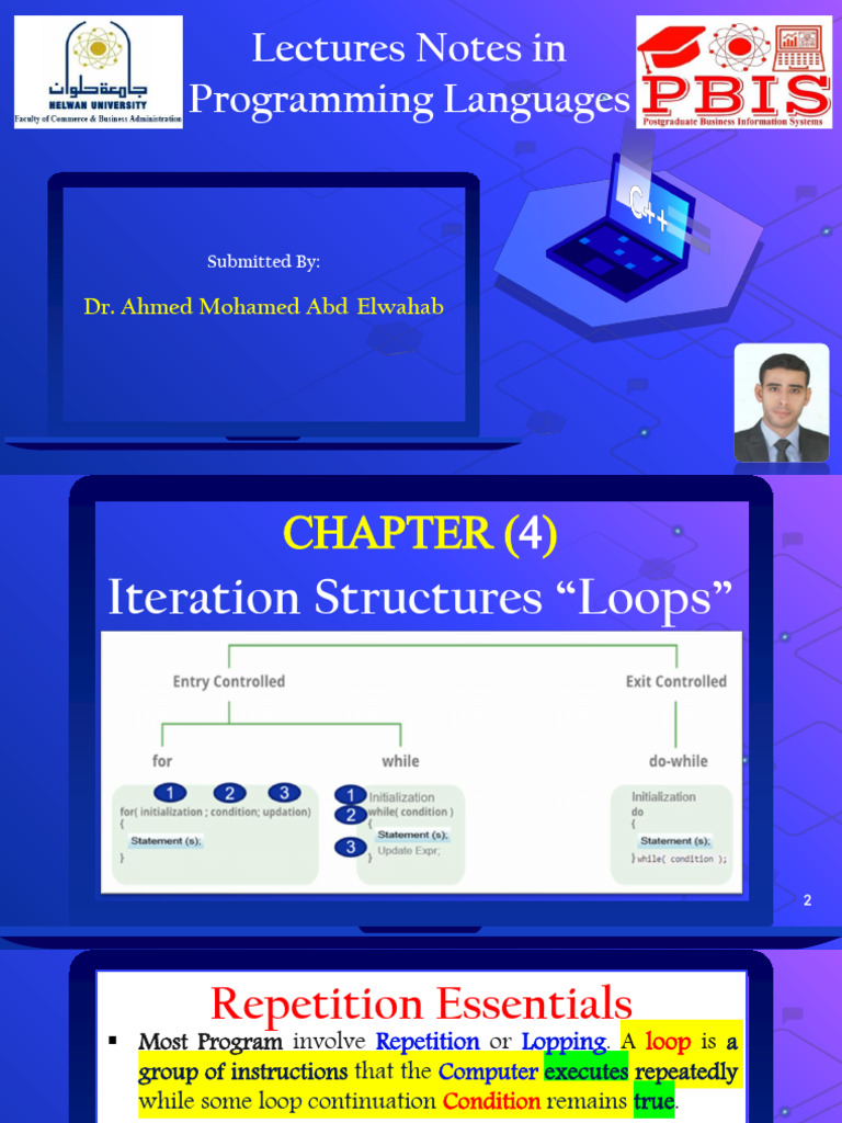 Lecture 8. Iteration Structures "Loops" (Part Two) | PDF | Control Flow | Computer Science