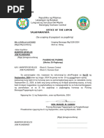 Barangay Blotter No CY 2021 | PDF