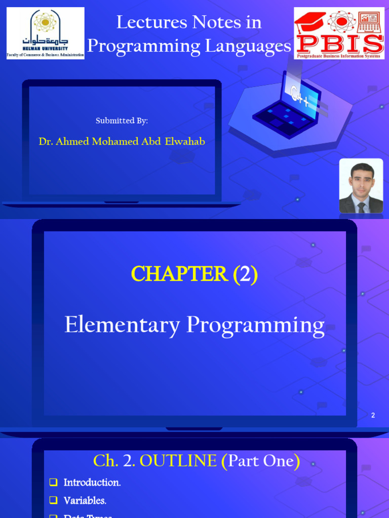Lecture 4. Operators | PDF | Variable (Computer Science) | Data Type Lecture 4. Operators | PDF | Variable (Computer Science) | Data Type