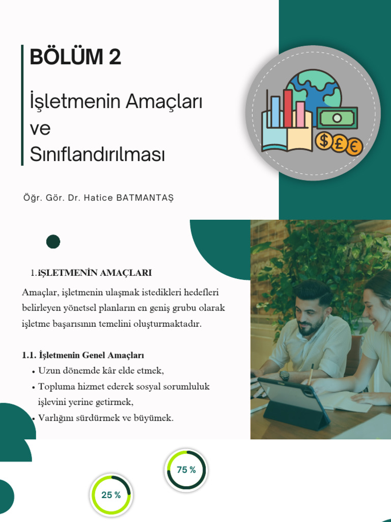 Genel İşletme Slayt 2 | PDF