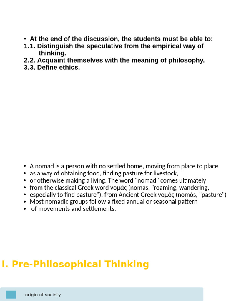 Lecture Philo Ethics Dimension | PDF | Reason | Epistemology