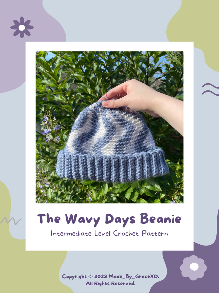 Wavy Days Beanie Crochet Edition V2 | PDF