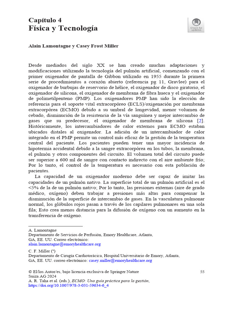 Capítulo 4 Física y Tecnología | PDF | Pulmón