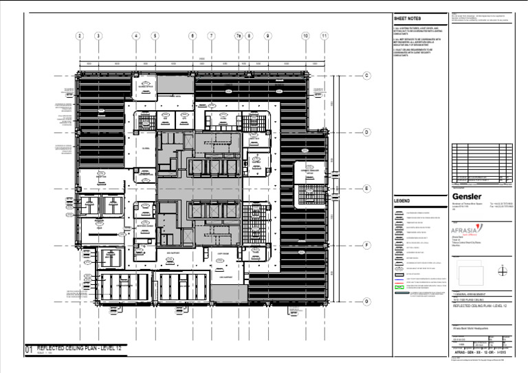 I-1515 - Reflected Ceiling Plan - Level 12 | PDF | Ceiling