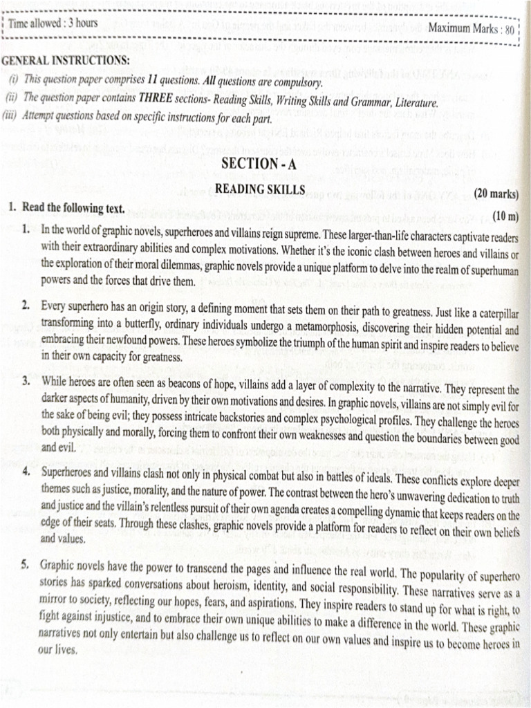 Practice Paper 1 | PDF