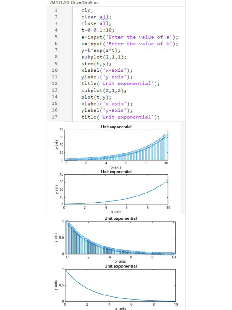 Unit Exponential Practical 3 | PDF