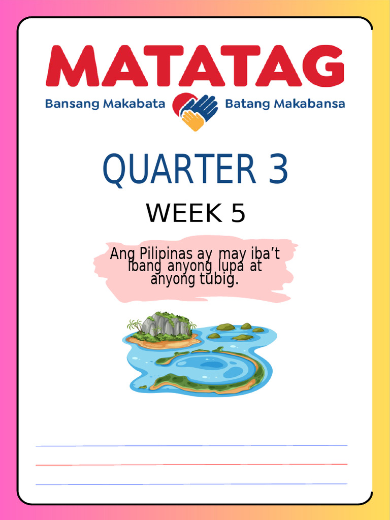 TAGALOG WORKSHEETS Q3-week5 | PDF