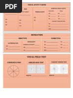 logMAR Chart for Vision Testing | PDF | Eye | Vision