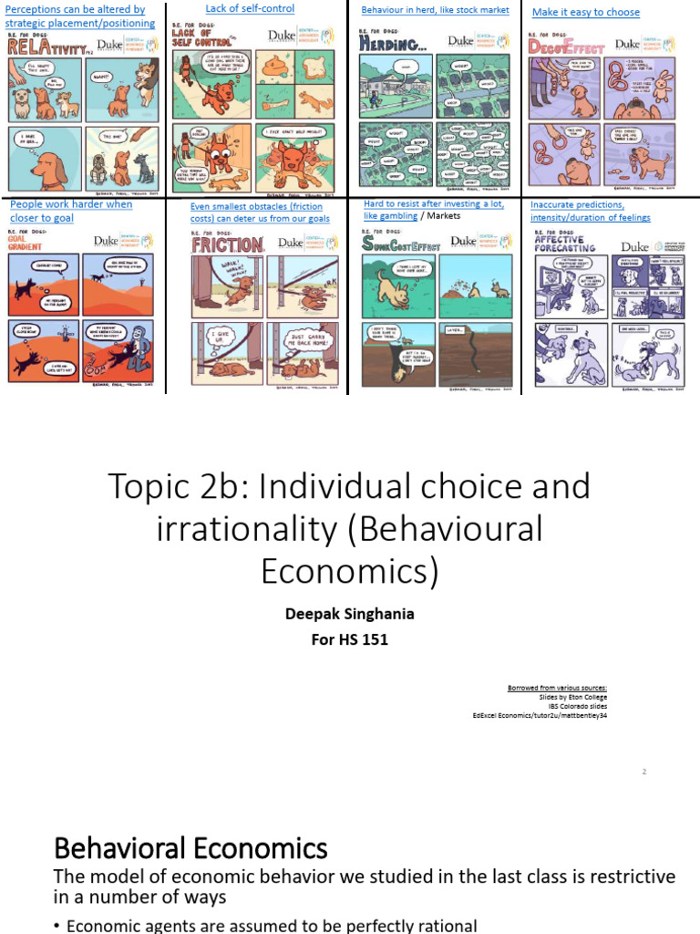 Behavioral Economics Biases Explained | PDF | Rationality | Behavioral ...
