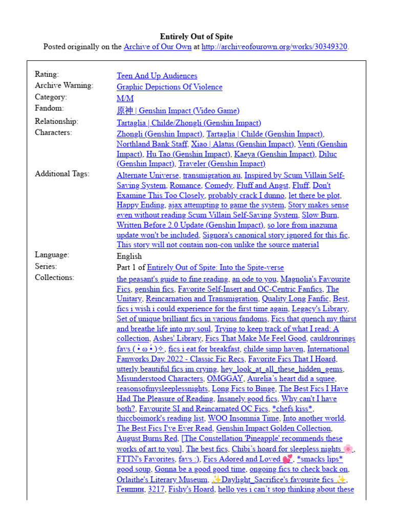 Entirely Out of Spite | PDF Entirely Out of Spite | PDF