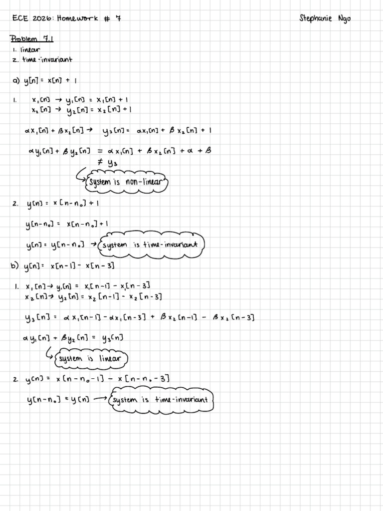ECE 2026 Homework 7 | PDF