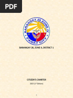Barangay Organizational Chart 2021 | PDF