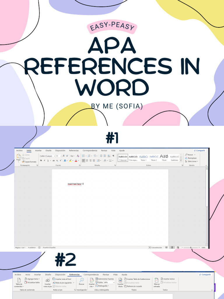 Apa References in Word - 20240927 - 220757 - 0000 | PDF