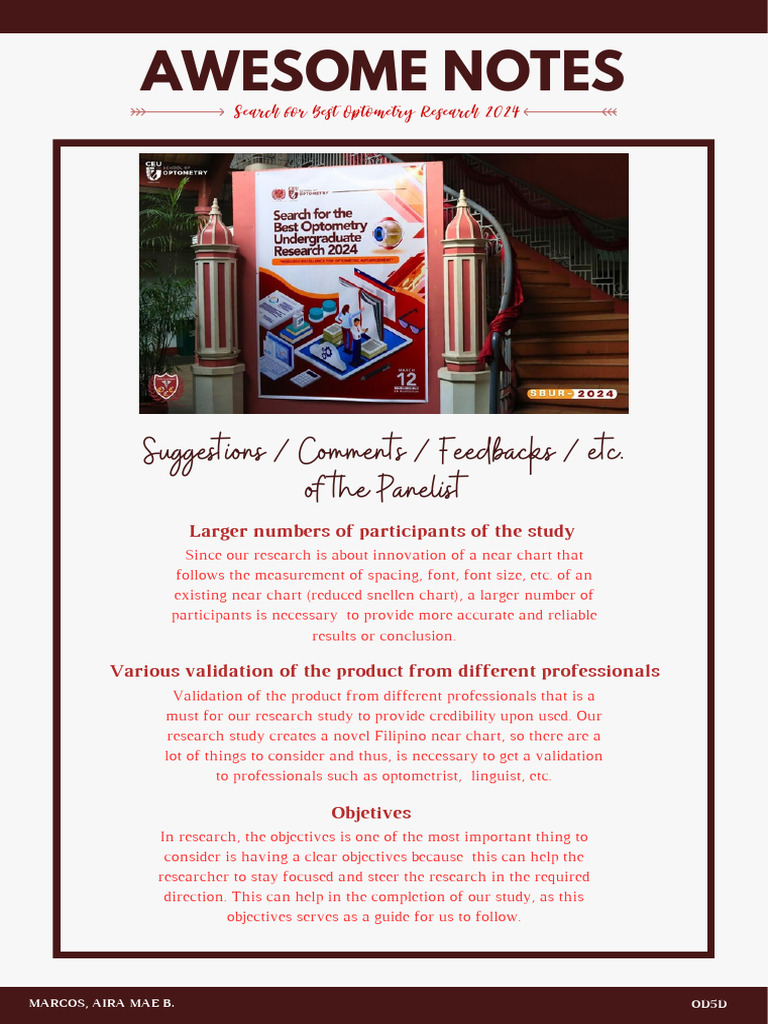 Marcos, AM - AWESOME NOTES | PDF