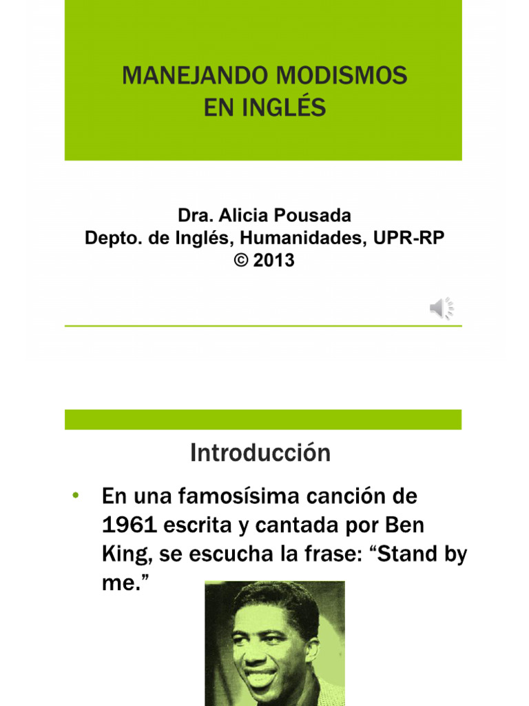 Modismos en Ingles-Explained | PDF