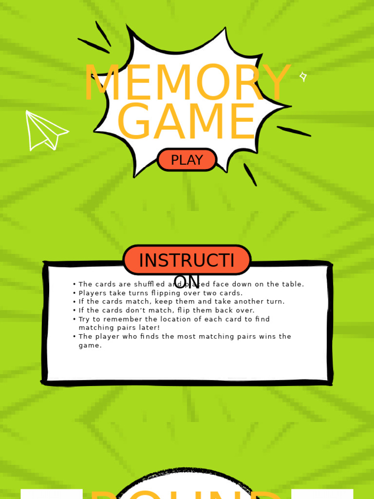 Green Cartoon Animated Memory Game Presentation - 20241230 - 092731 ...