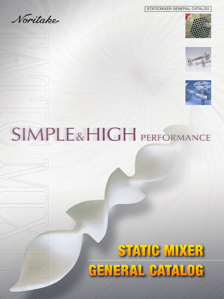 Static Mixer | PDF | Pipe (Fluid Conveyance) | Heat Exchanger