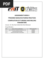 Milling Machine Formulas | PDF | Machining | Mechanics