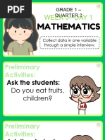 Grade 1 Data Handling Worksheets | PDF