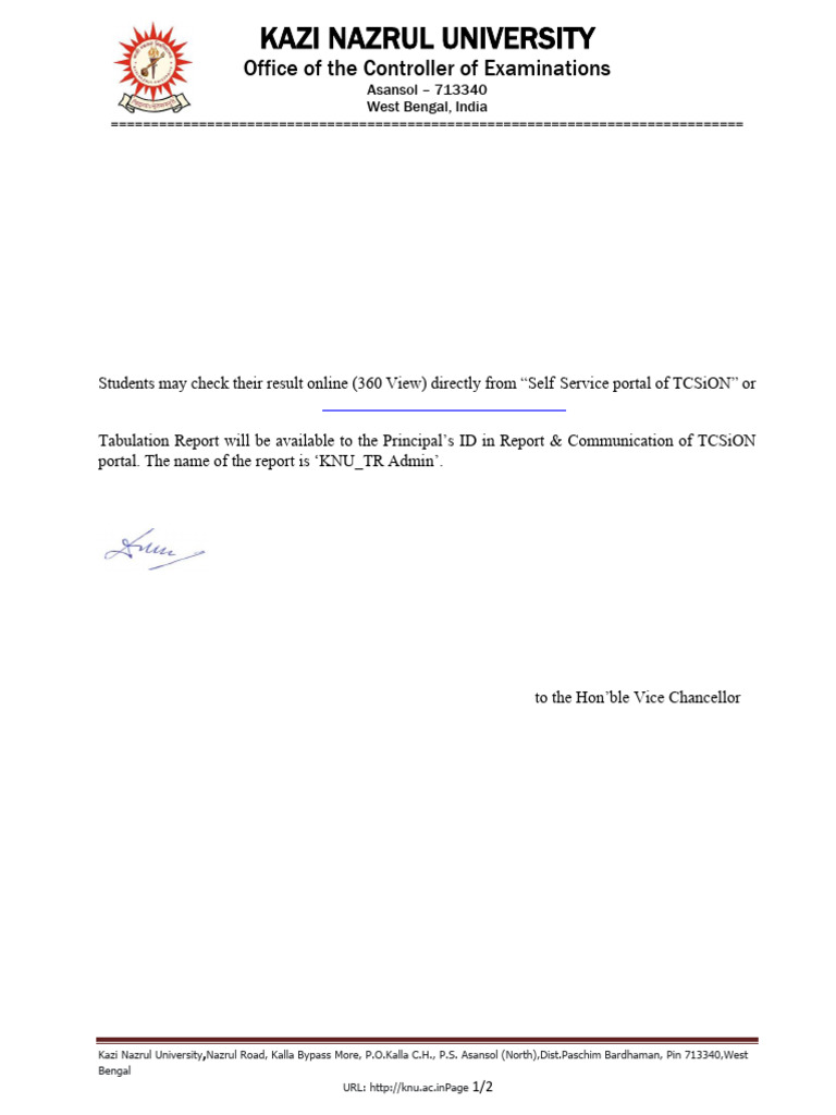 Office of The Controller of Examinations: Online Backlog Results of B.A ...