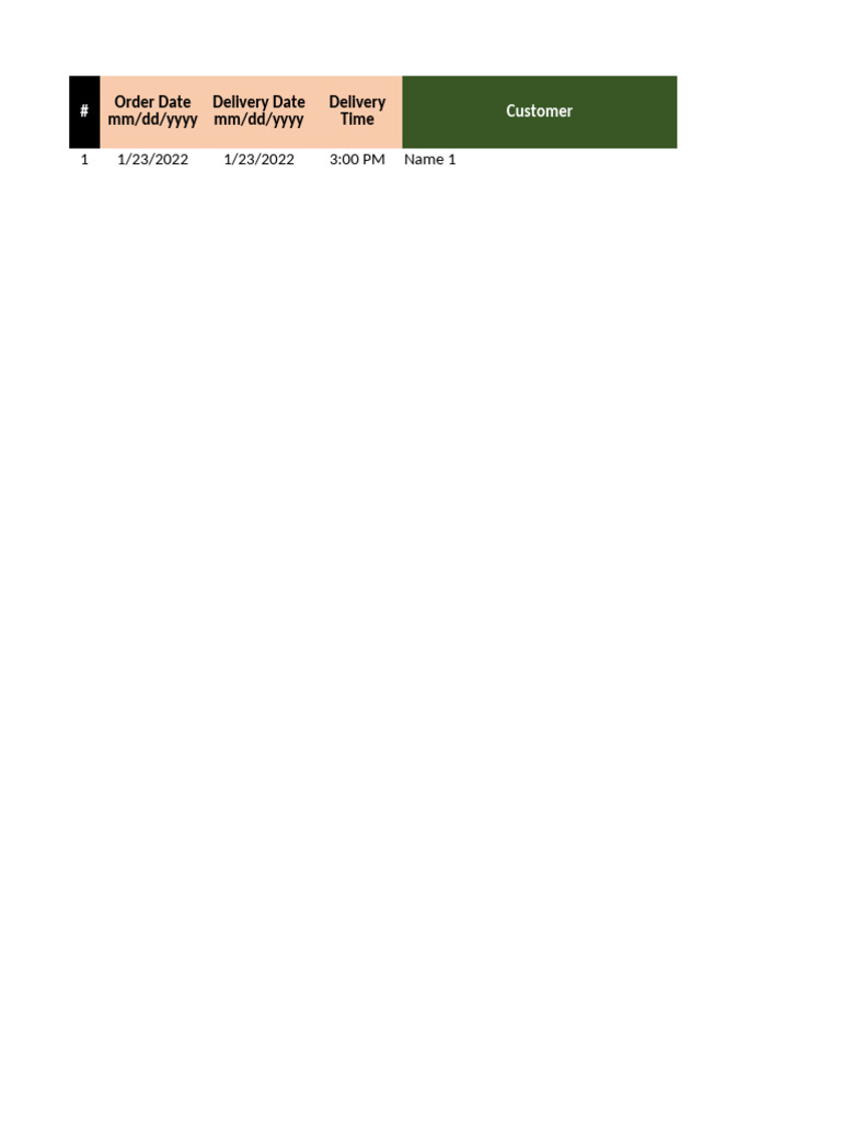Order Tracker | PDF