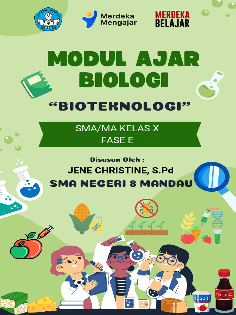 Modul Ajar Ilmu Pengetahuan Alam (IPA) - Membuat Produk Bioteknologi ...