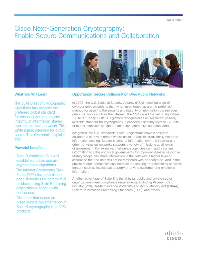 Cisco Next-Generation Cryptography | PDF | Cryptography | Cisco Systems