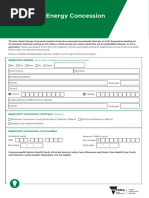 Non-Mains Energy Concession Application Form | PDF | Liquefied ...