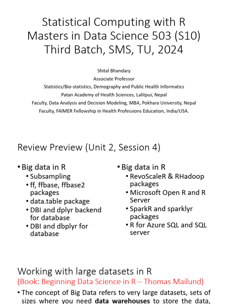 session10 | PDF | Data Science | Information Technology Management