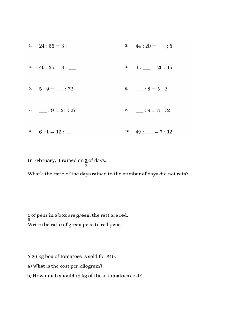 Math Exam 2 Ratio Proportion | PDF | Area | Cakes