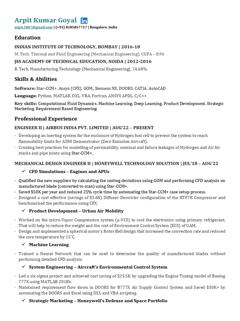 Naukri ArpitKumarGoyal (5y 2m) | PDF