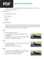 Wall Sit Test: Norms and Protocols | PDF | Musculoskeletal System