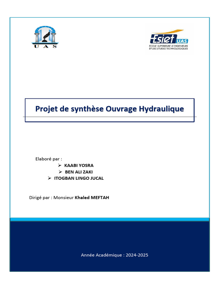 Dimensionnement d'un dalot hydraulique | PDF | Pont