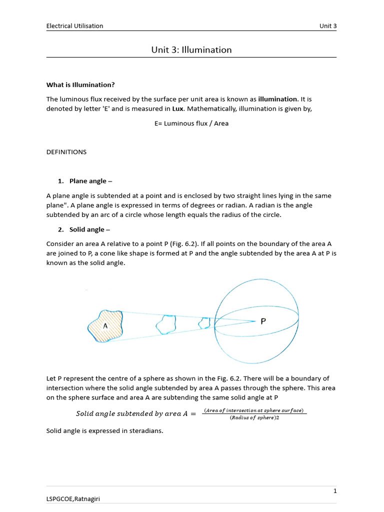 Unit 3 Electrical Utilisation | PDF | Lighting | Electric Arc