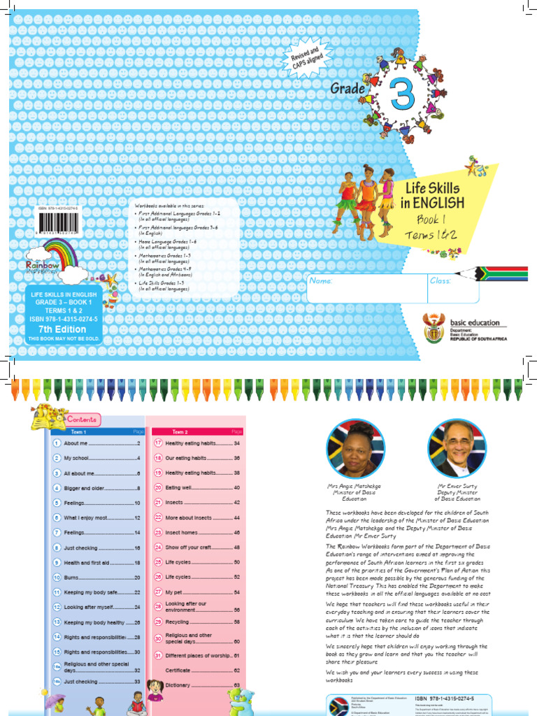 DBE Life Skills Grade 3 Eng Book 1 Term 1 and 2 | PDF | Tobacco Smoking ...