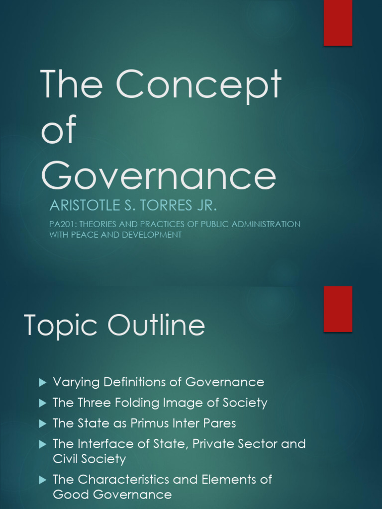 Understanding Governance Concepts | PDF | Governance | Political Science