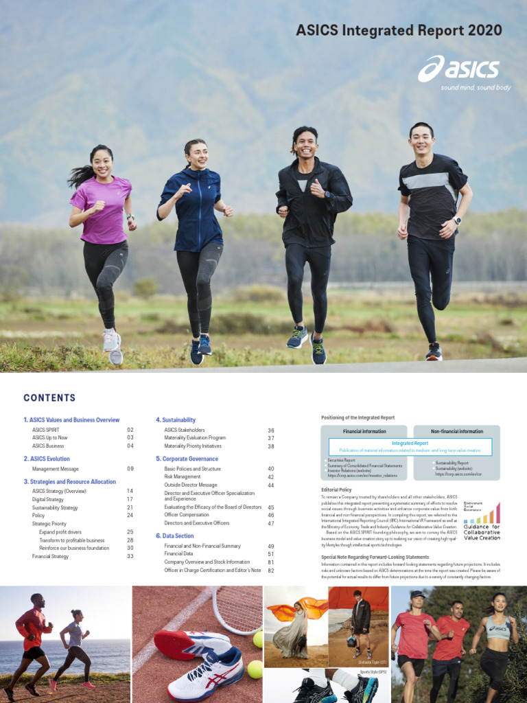 ASICS Integrated Report 2020 - Original | PDF | Business