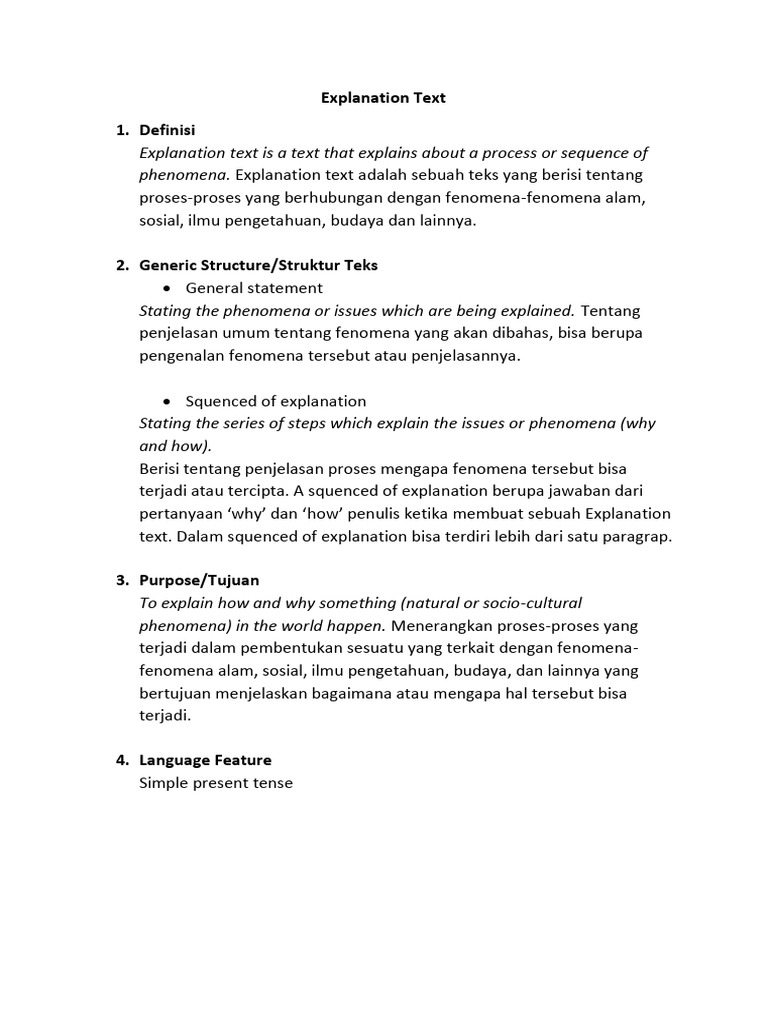 Reading-Explanation Text | PDF