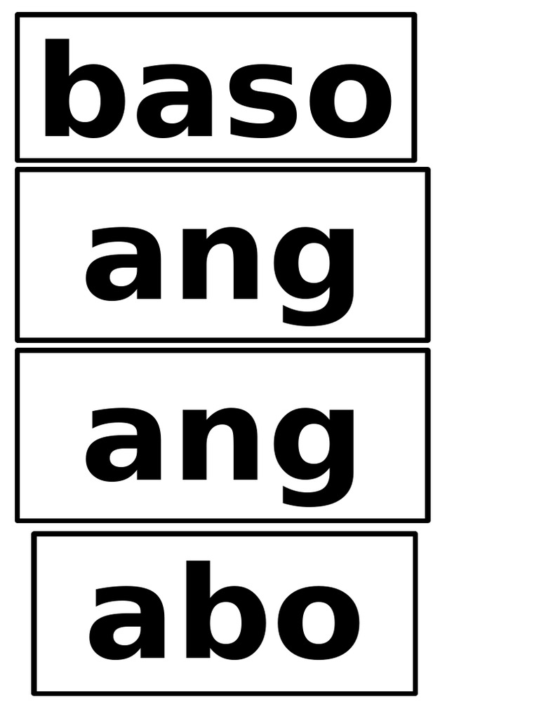 Flash Cards For Quiba Tagalog | PDF