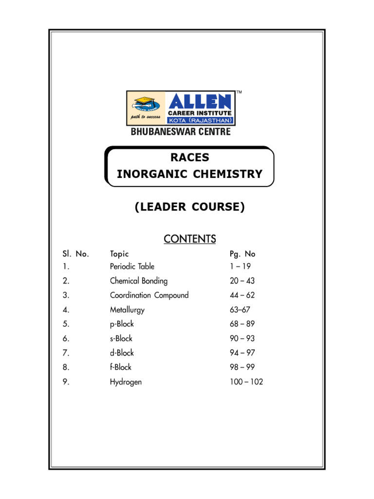 Race Leader Batch Made by Us | PDF | Periodic Table | Ionization