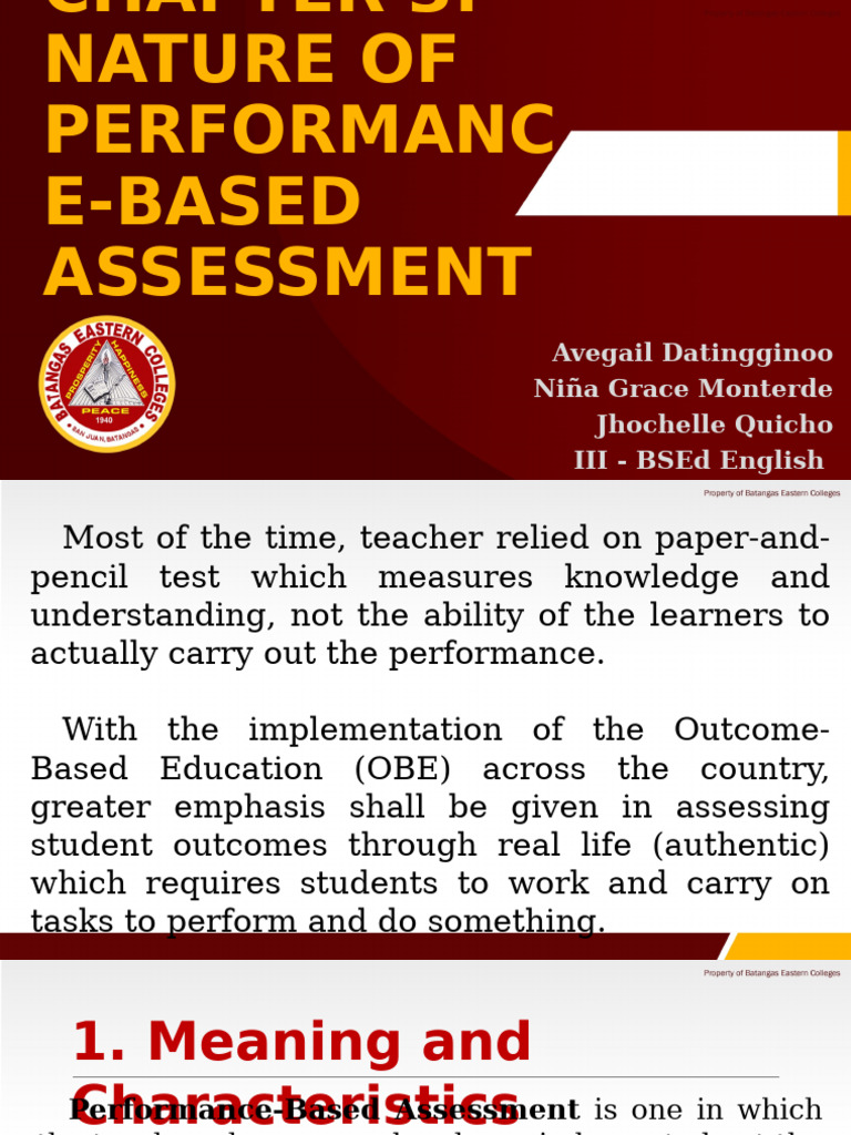 Understanding Performance-Based Assessment | PDF | Evaluation | Inquiry