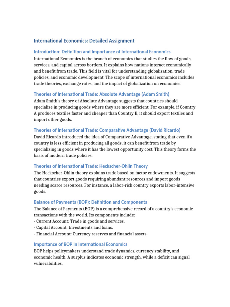 Understanding International Economics | PDF | Exchange Rate | Tariff